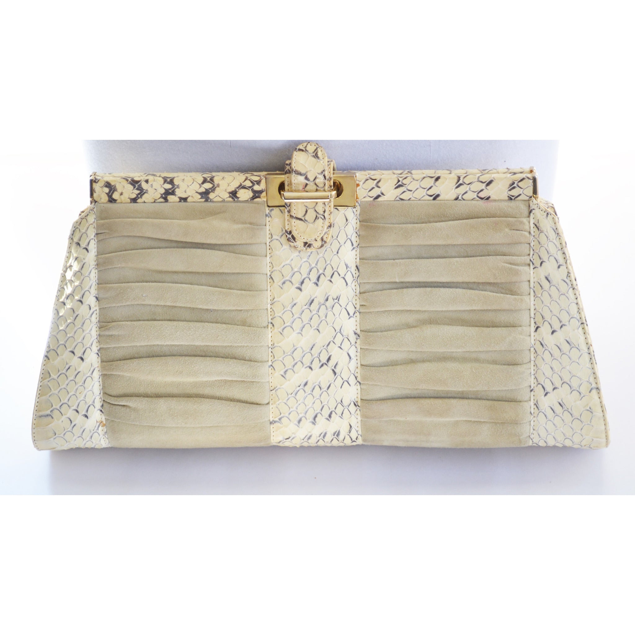 Vintage Cream Python Italian Purse By Battaglia - 1980's – Quirky Finds