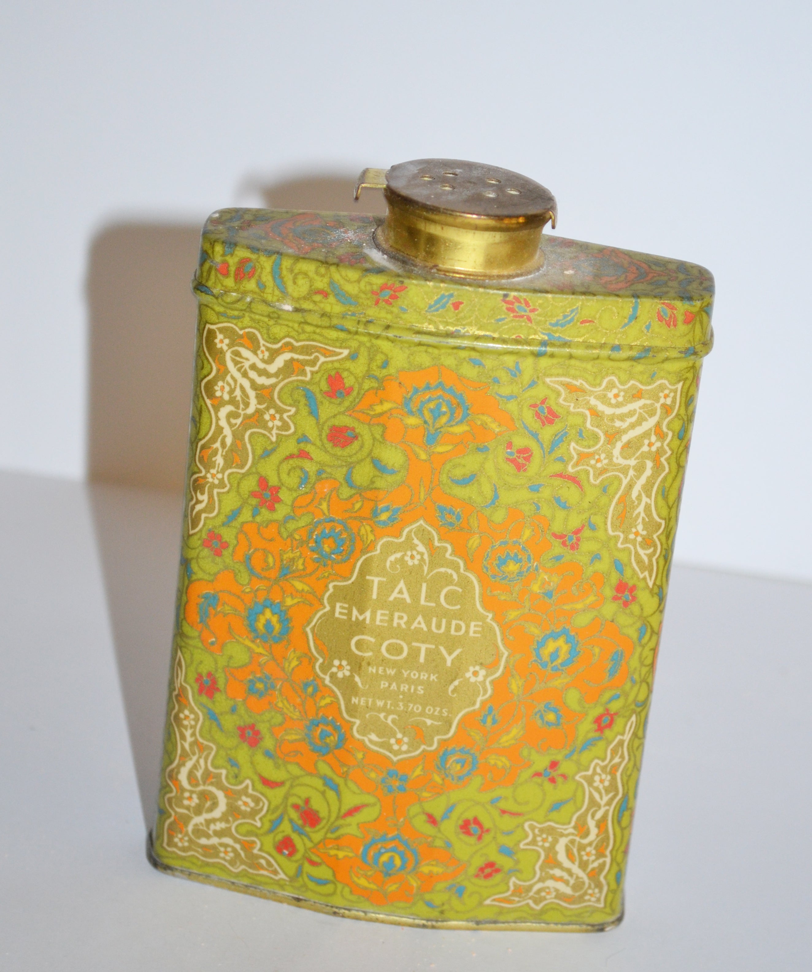 Vintage Coty Emeraude Talc Tin Body Powder – Quirky Finds