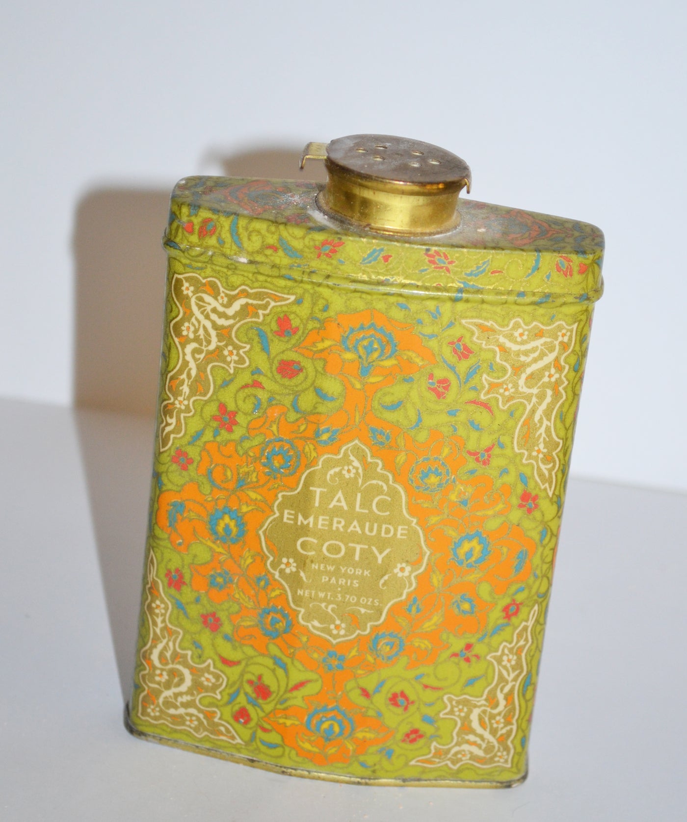 Vintage Coty Emeraude Talc Tin Body Powder – Quirky Finds