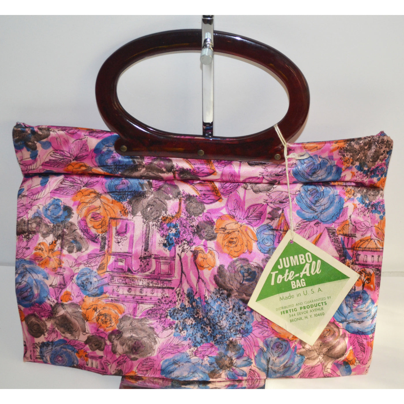 Vintage Colorful Tote-All Expandable Bag Purse – Quirky Finds