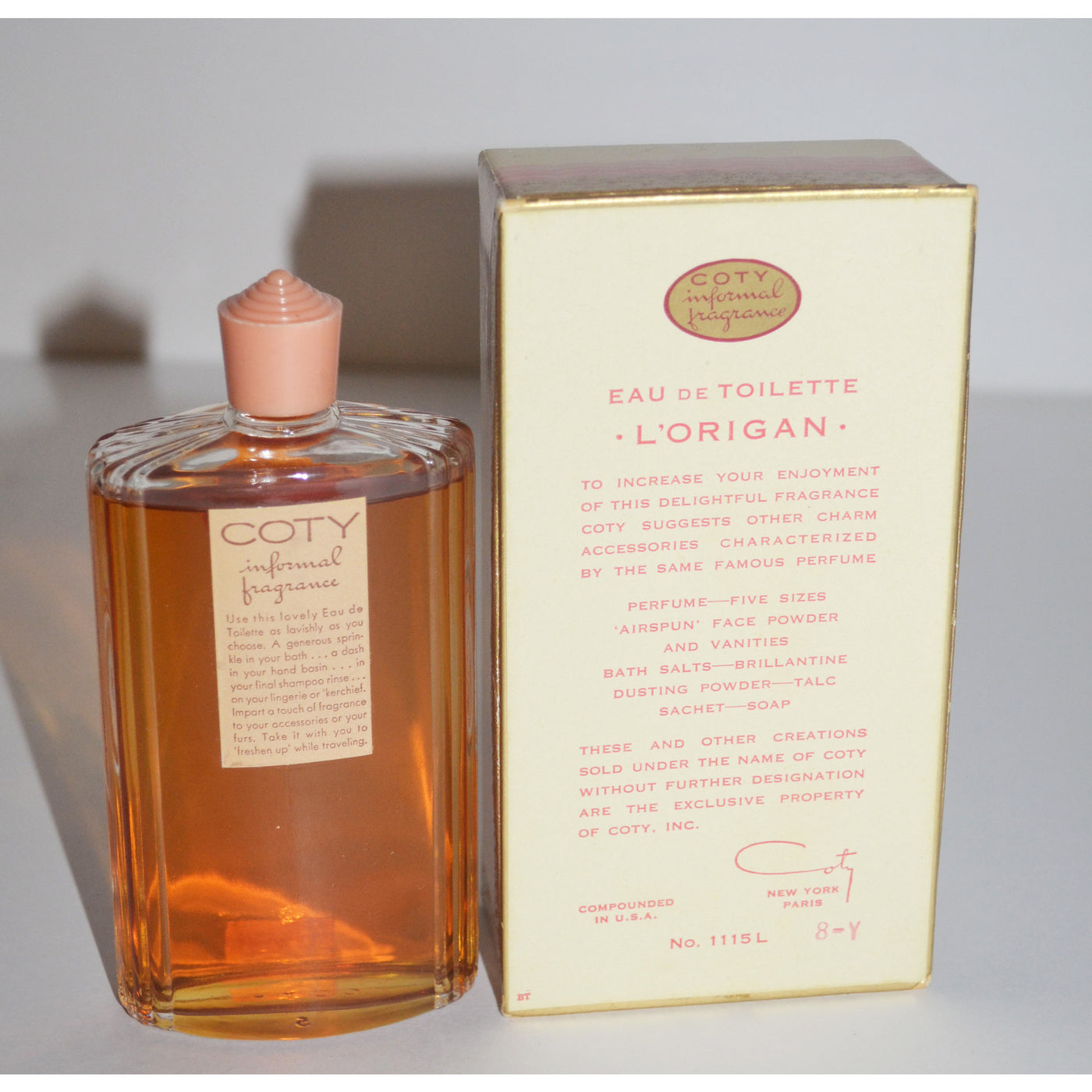 Vintage L'Origan Eau De Toilette By Coty – Quirky Finds