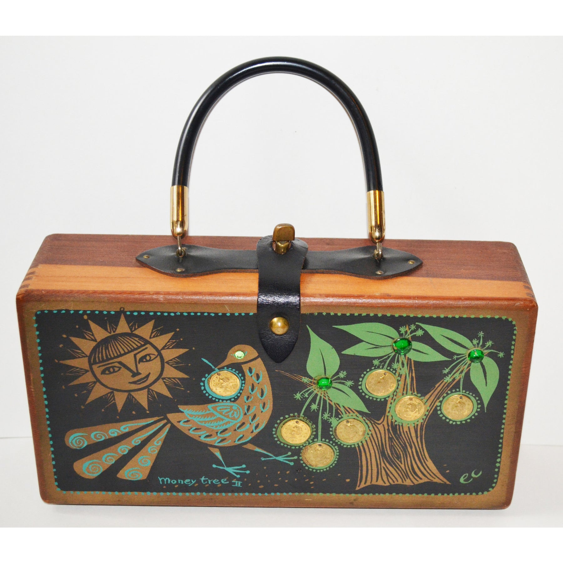Vintage Money Tree II Wooden Box Purse By Enid Collins – Quirky Finds