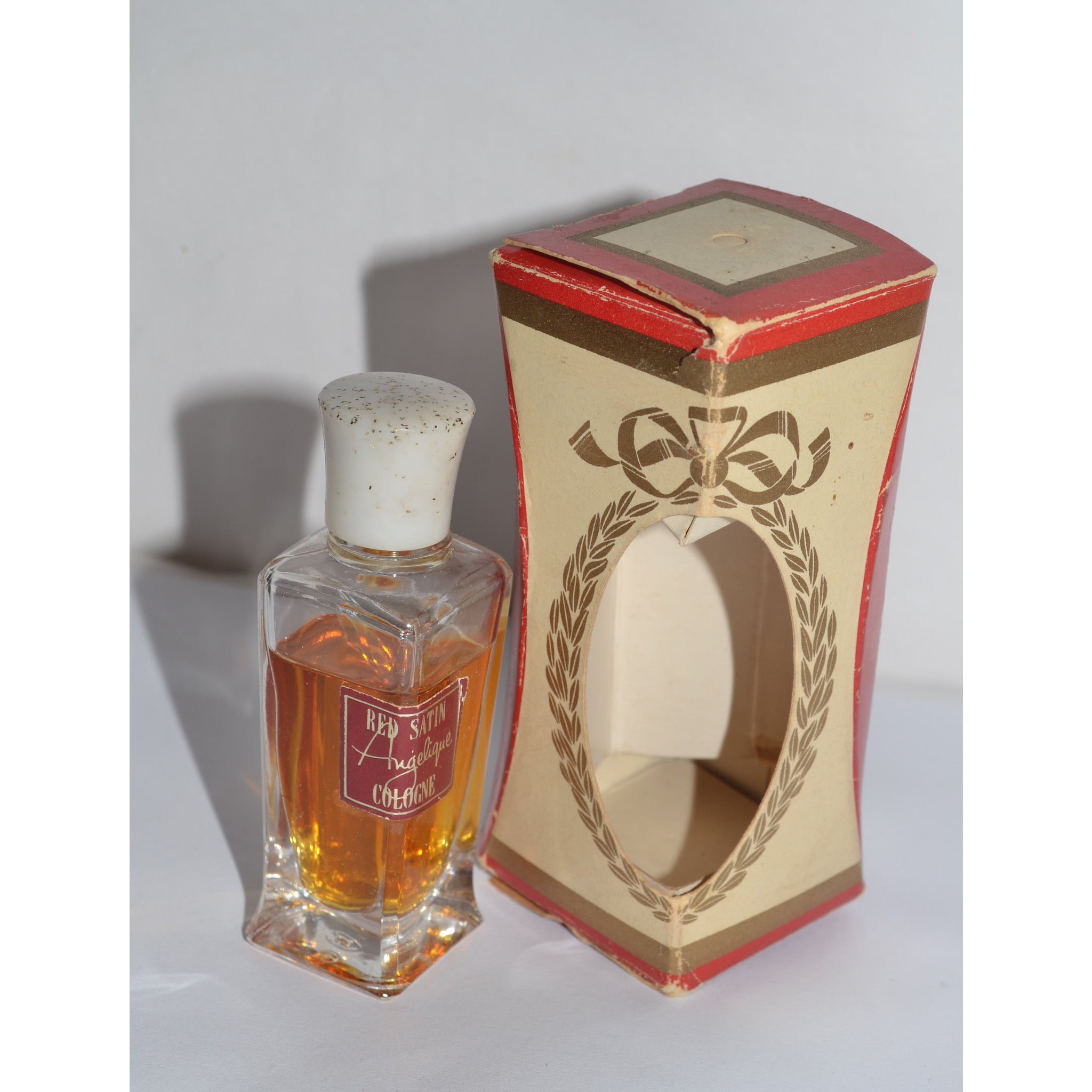 Vintage Red Satin Perfume By Angelique – Quirky Finds
