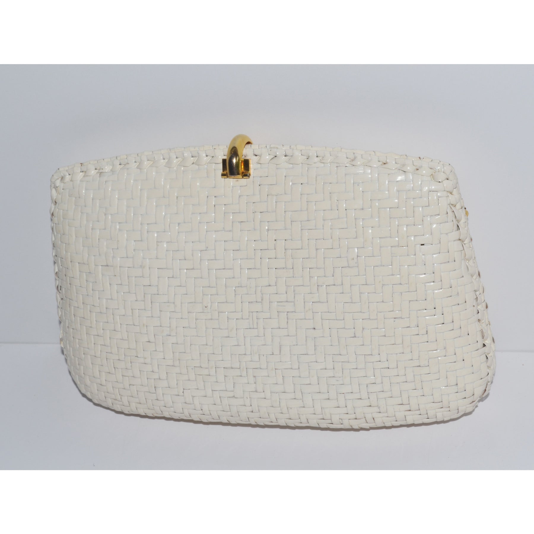Vintage Glazed White Wicker Purse By Rodo – Quirky Finds