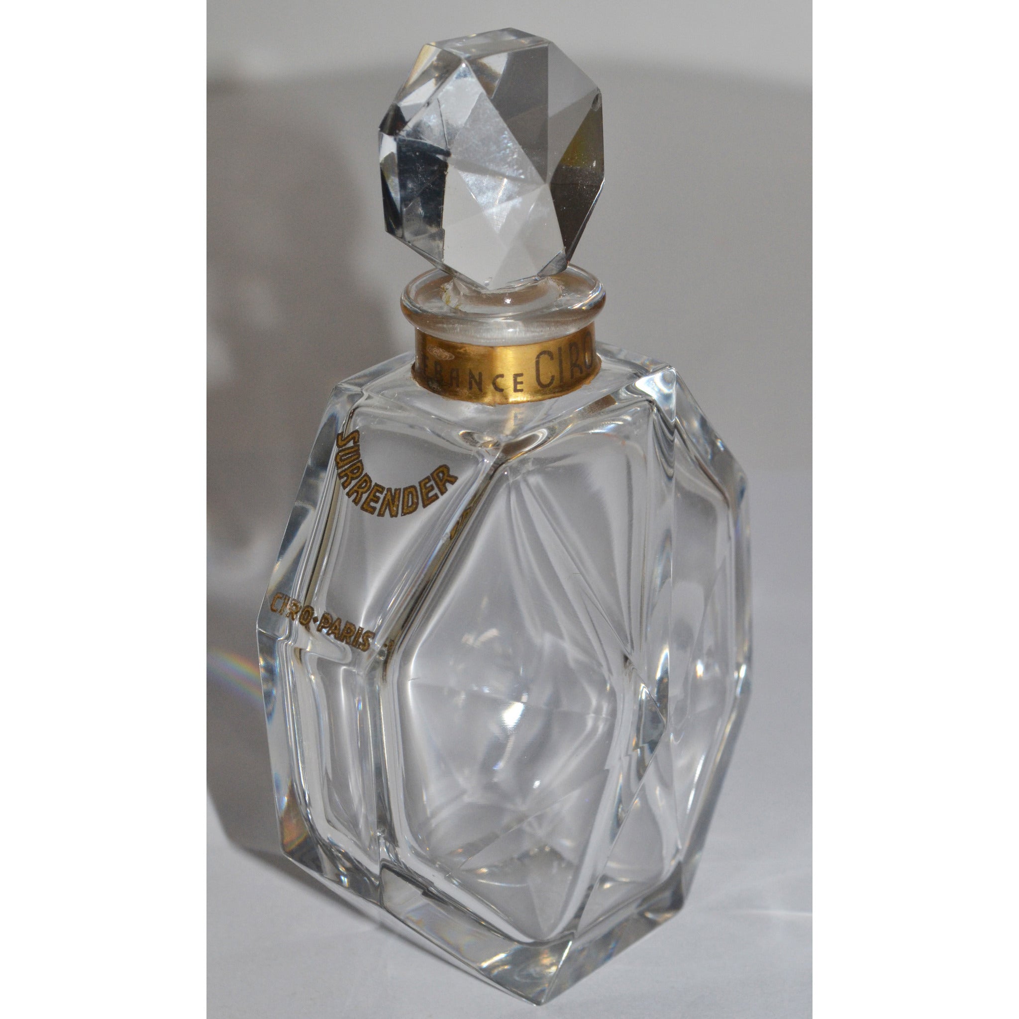 Vintage Surrender Baccarat Perfume Bottle By Ciro – Quirky Finds