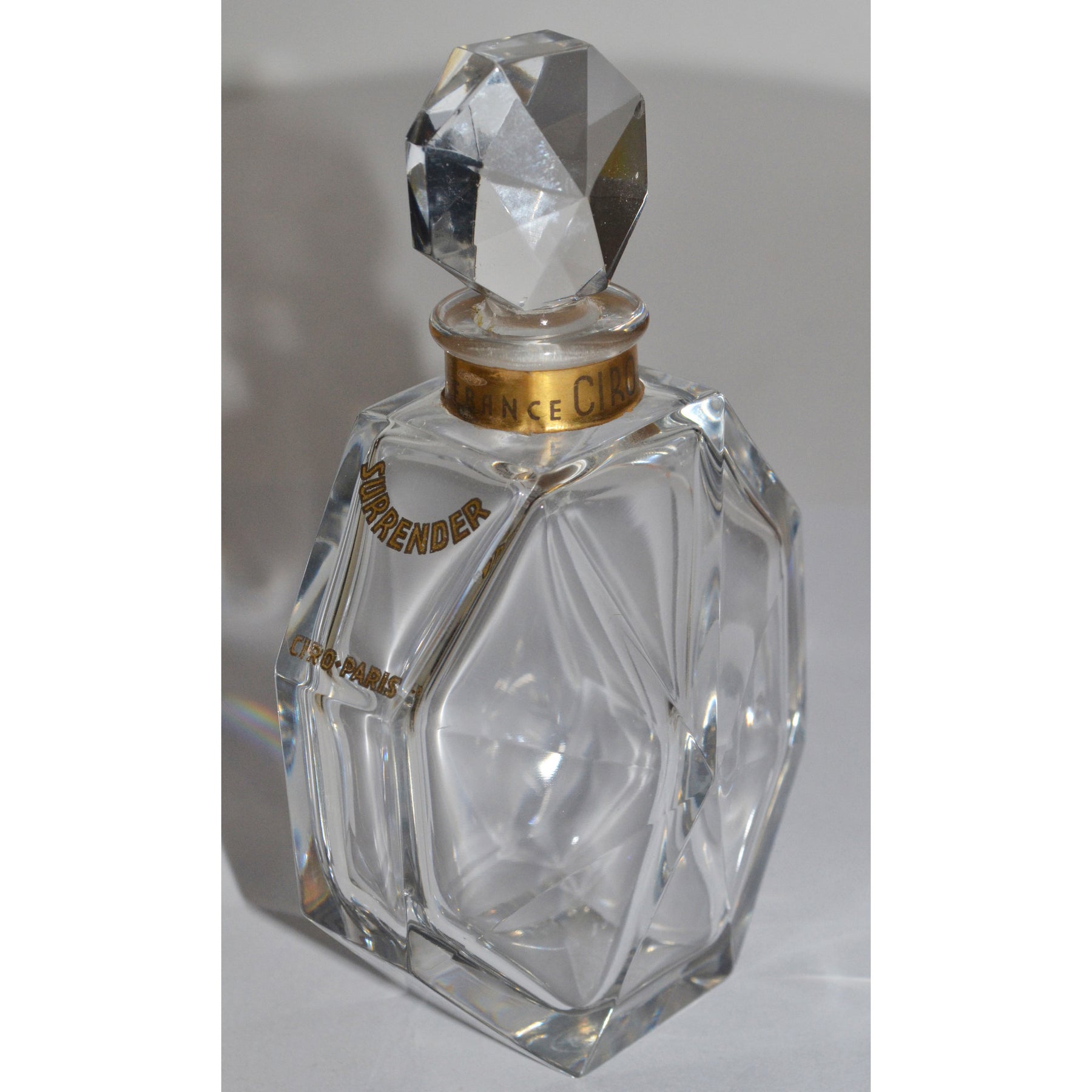 Vintage Surrender Baccarat Perfume Bottle By Ciro – Quirky Finds
