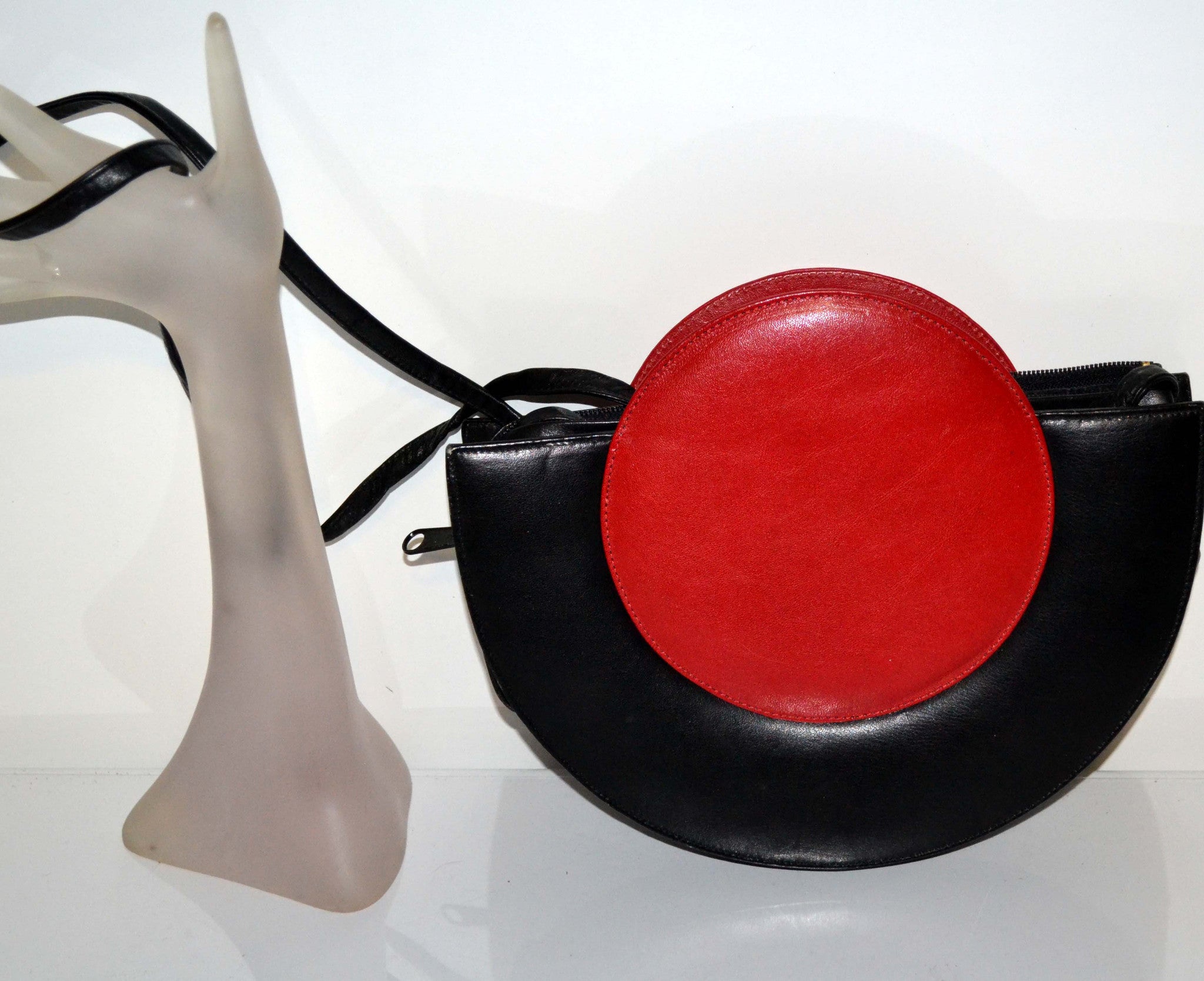 Vintage Red Dot Cut Out Leather Purse – Quirky Finds